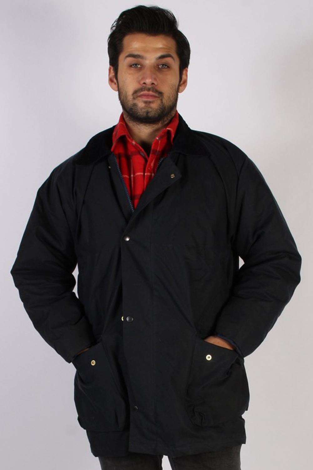 Vintage Royal Paddock Retro Waxed Coat Jacket Chest:48 Navy – Pepper ...